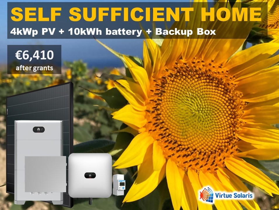 Smart Self-Sufficient Home Package: Advanced Single Phase - Virtue Solaris